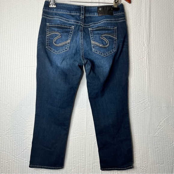 Silver Jeans | Jeans | Silver Suki Super Stretch Blue Denim Capris Size ...